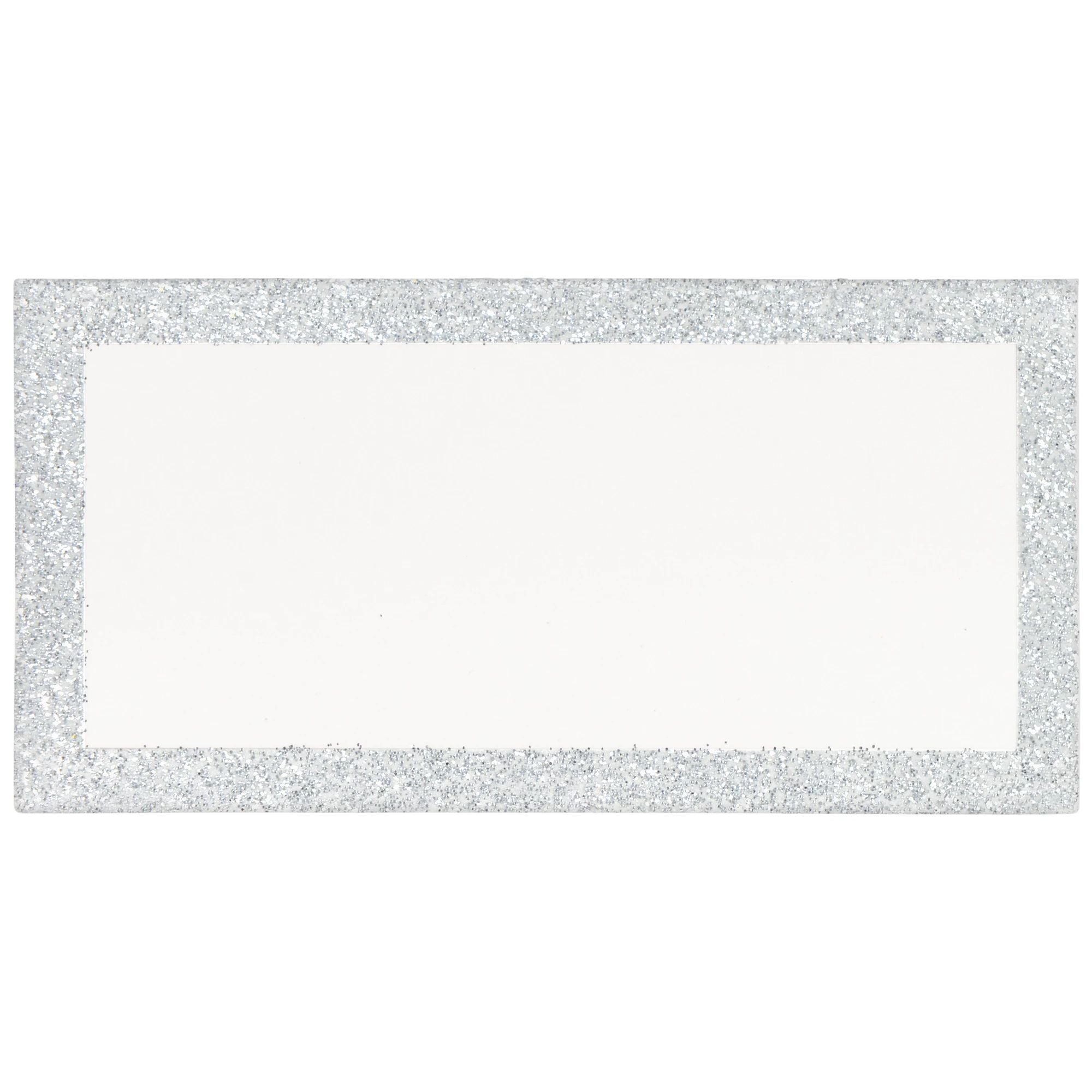 Place Cards - Silver Glitter | Partytime HK