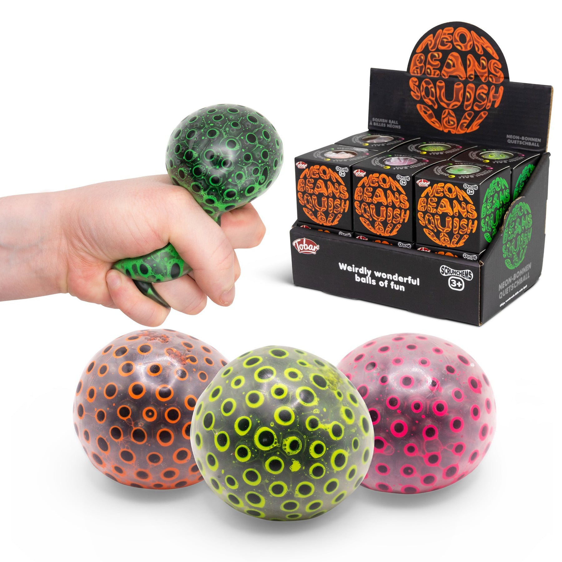 Scrunchems - Neon Beans Squish Ball | Partytime HK