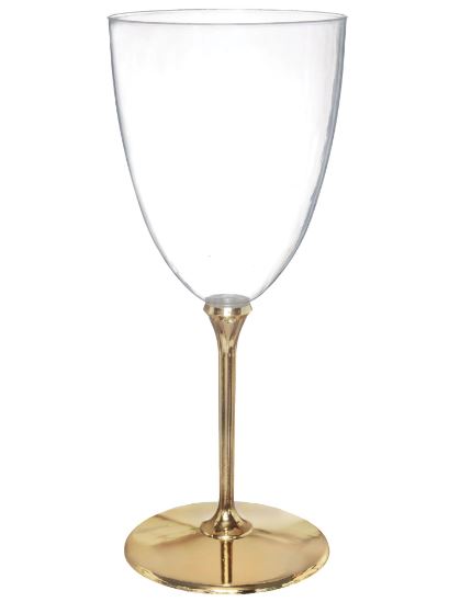 Gold Stem Wine Glasses Pack of 6 | Partytime HK