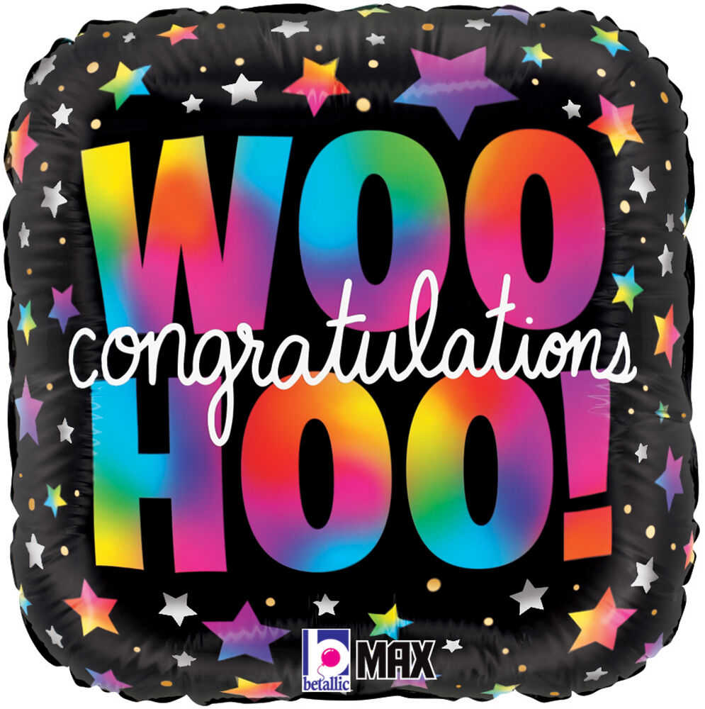 Woo Hoo Congratulations Balloon 18 Inches | Bookazine HK – Partytime