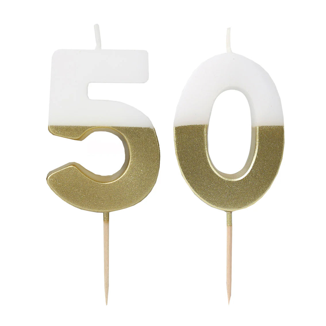 Luxe Milestone Candle Number 50 | Partytime HK