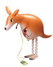 Kangaroo Airwalker Foil Balloon - Partytime