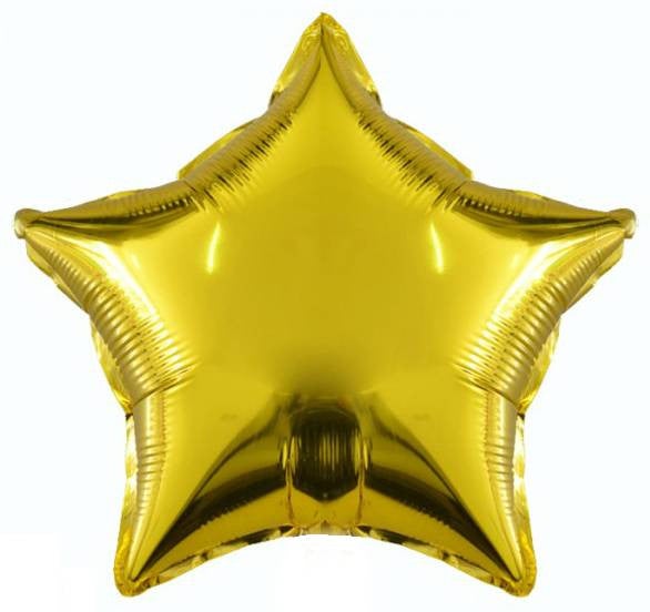 Metallic Gold Star Foil Balloon 19Inches – Partytime