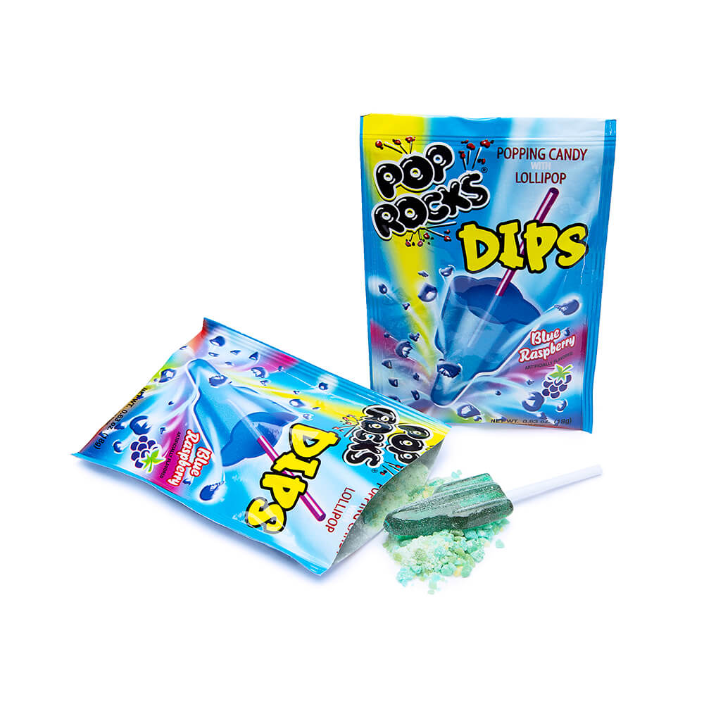 Pop Rocks Dips Blue Raspberry - Partytime
